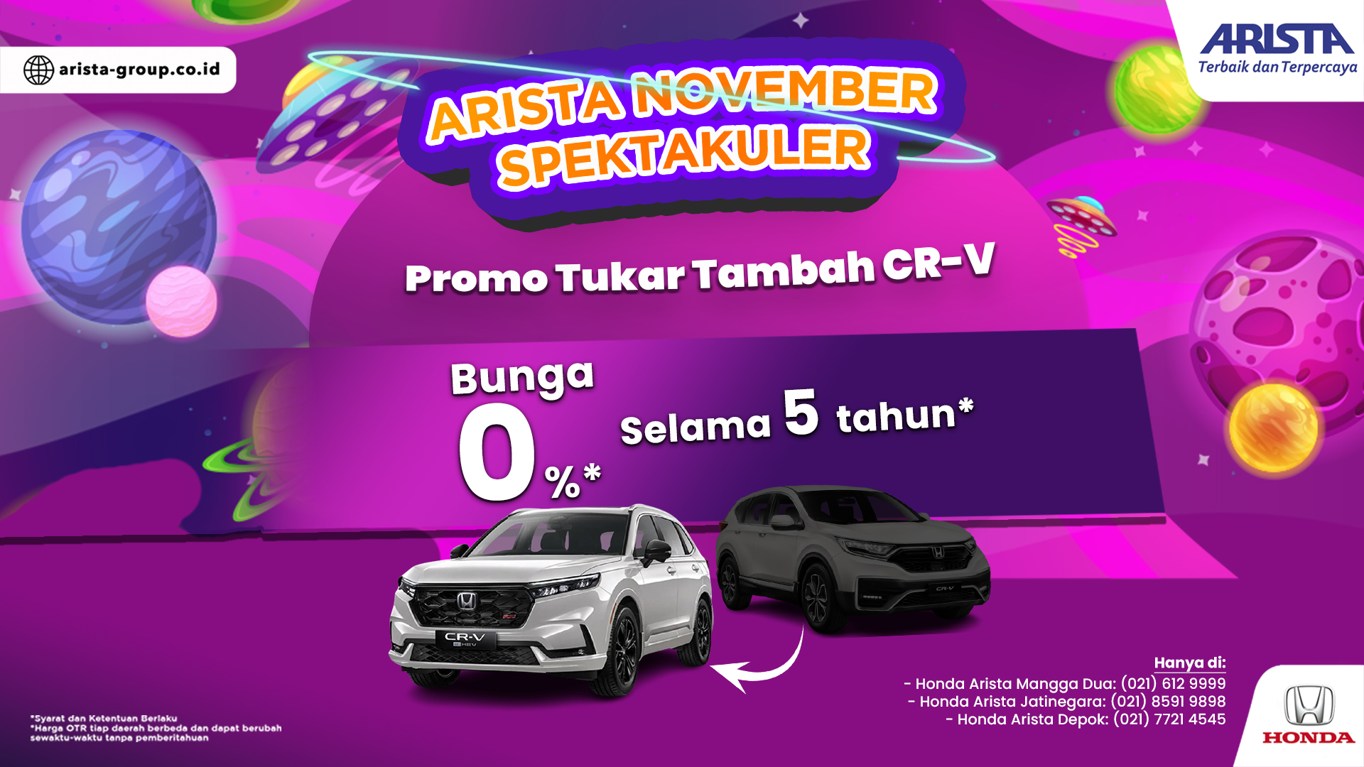 Promo Jakarta - Honda Arista