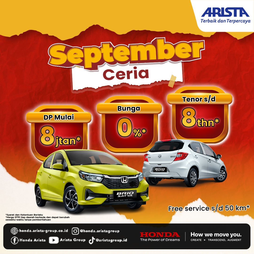 Promo Pekanbaru - Honda Arista